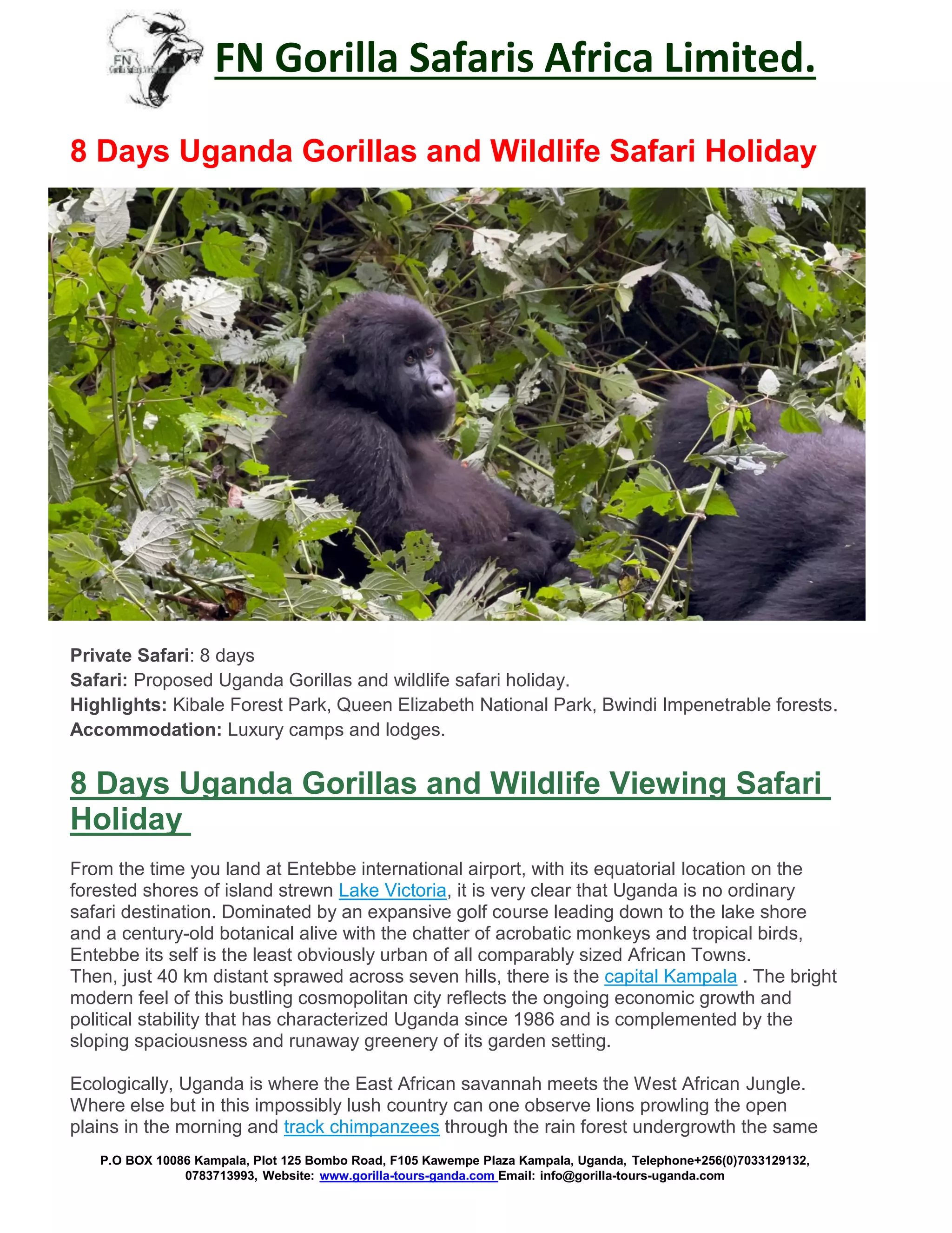 8 days-gorillas and wildlife safari holiday-all inclusive-1.pdf
