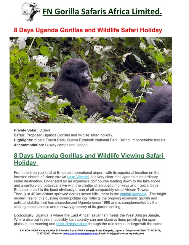 8 days-gorillas and wildlife safari holiday-all inclusive-1.pdf