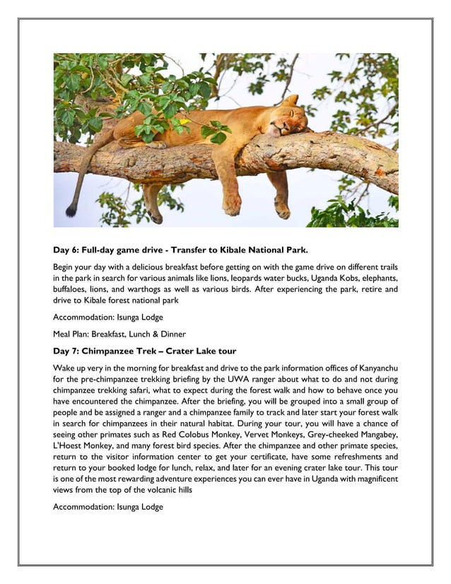8 Days Wildlife, Primates and Cultural tour Rwanda and Uganda.pdf