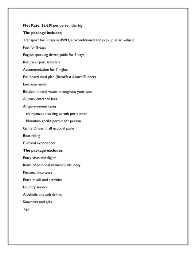 8 Days Wildlife, Primates and Cultural tour Rwanda and Uganda.pdf