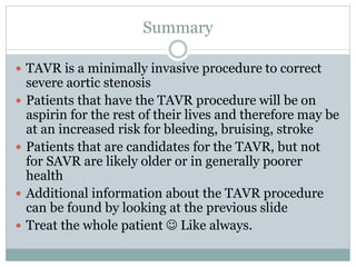 TAVRb | PPTX