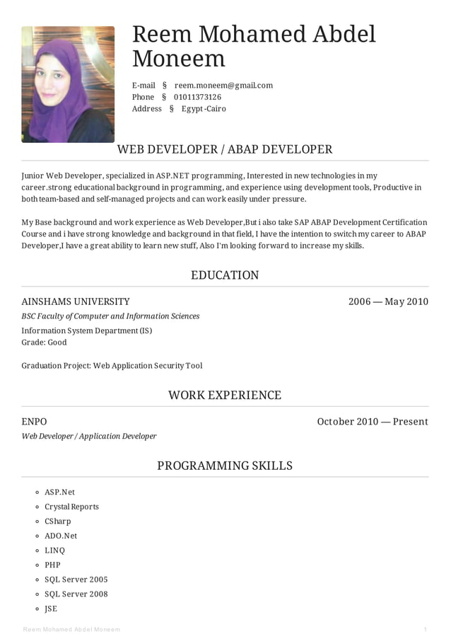 Reem Mohamed[ABAP] | PDF | Programming Languages | Computing