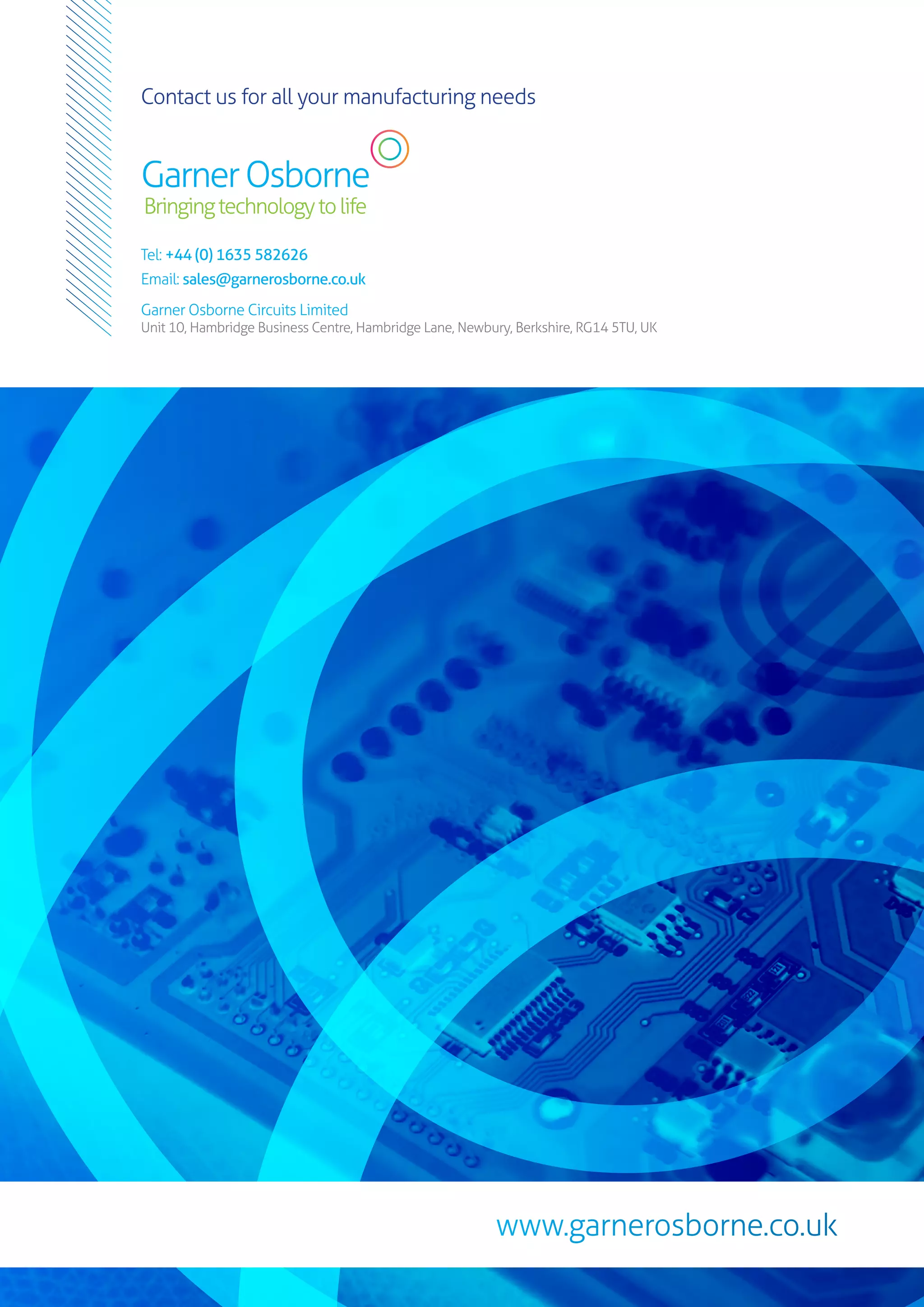 Garner Osborne Manufacturing Brochure | PDF
