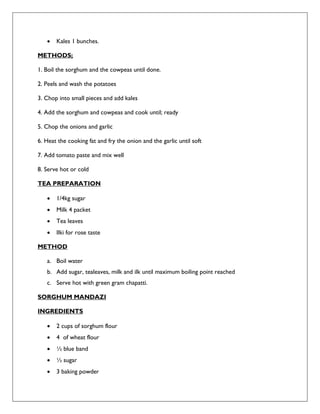 Cooking Demonstration report 2 | PDF