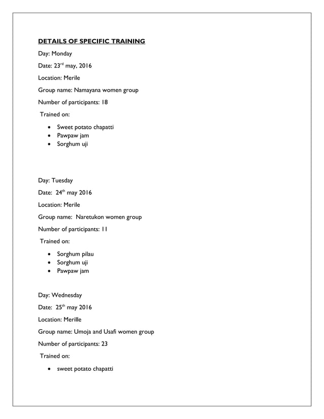 Cooking Demonstration report 2 | PDF | Cooking | Food & Drink