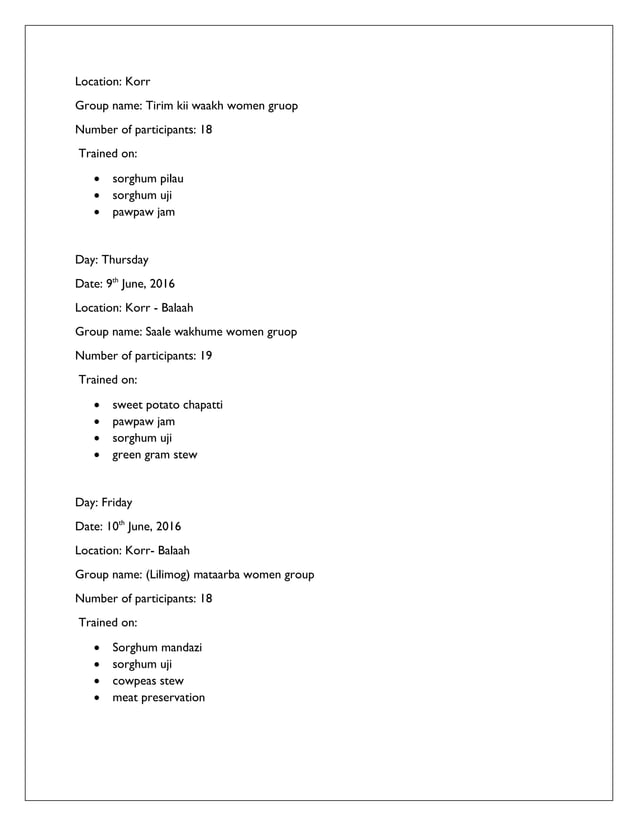 Cooking Demonstration report 2 | PDF | Cooking | Food & Drink