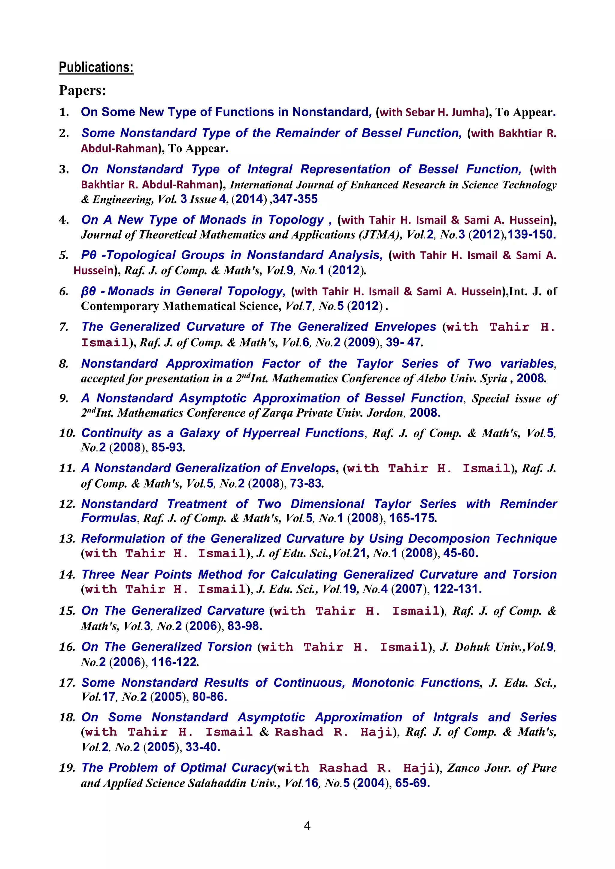 C.V Ibrahim O Hamad --upto date -- 30-06-2016 | PDF