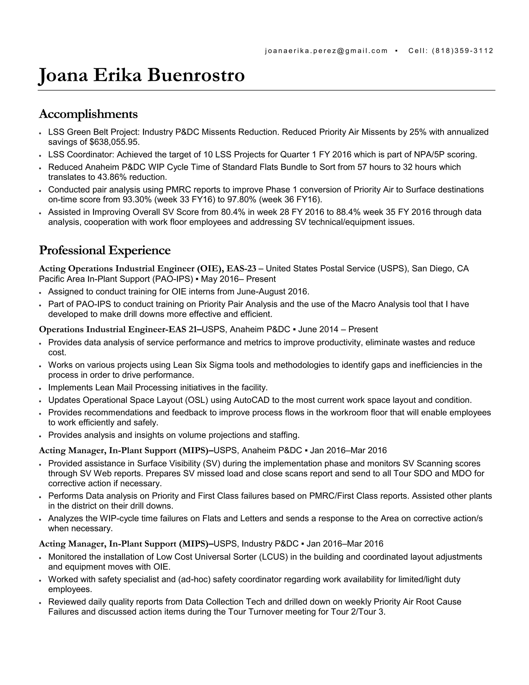 Resume_Buenrostro | PDF