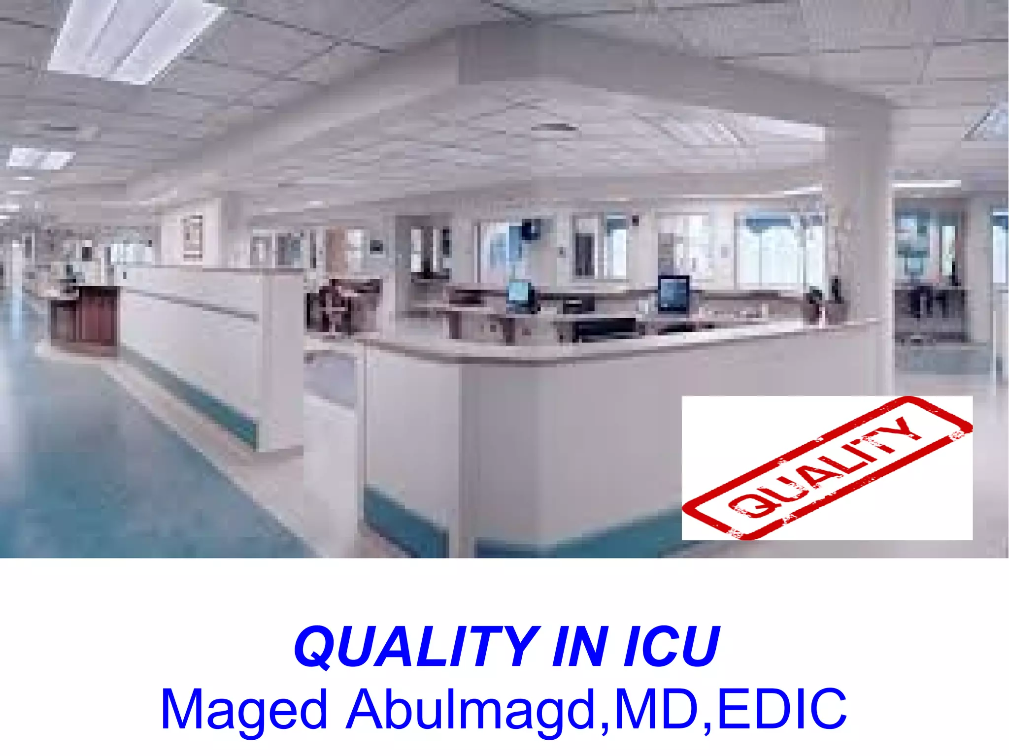 Quality in ICU | POT