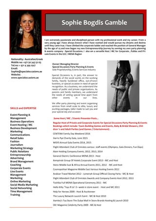 Sophie Bogdis Gamble MC 2017 | PDF