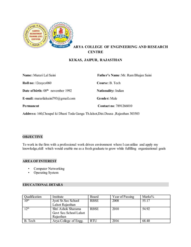 resume 2 | DOCX | Computing | Technology & Computing