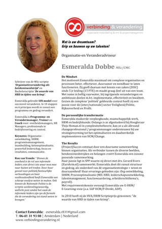 One sheet VV Esmeralda Dobbe 30-4-15 | PDF