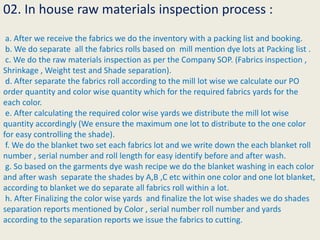 GARMENTS DYE PRODUCTION PROCESS_Asian Group | PPT