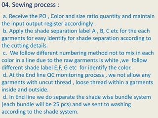 GARMENTS DYE PRODUCTION PROCESS_Asian Group | PPT