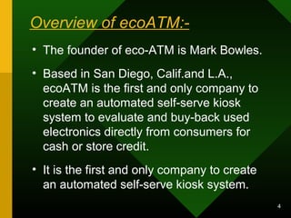 ecoATM | PPT
