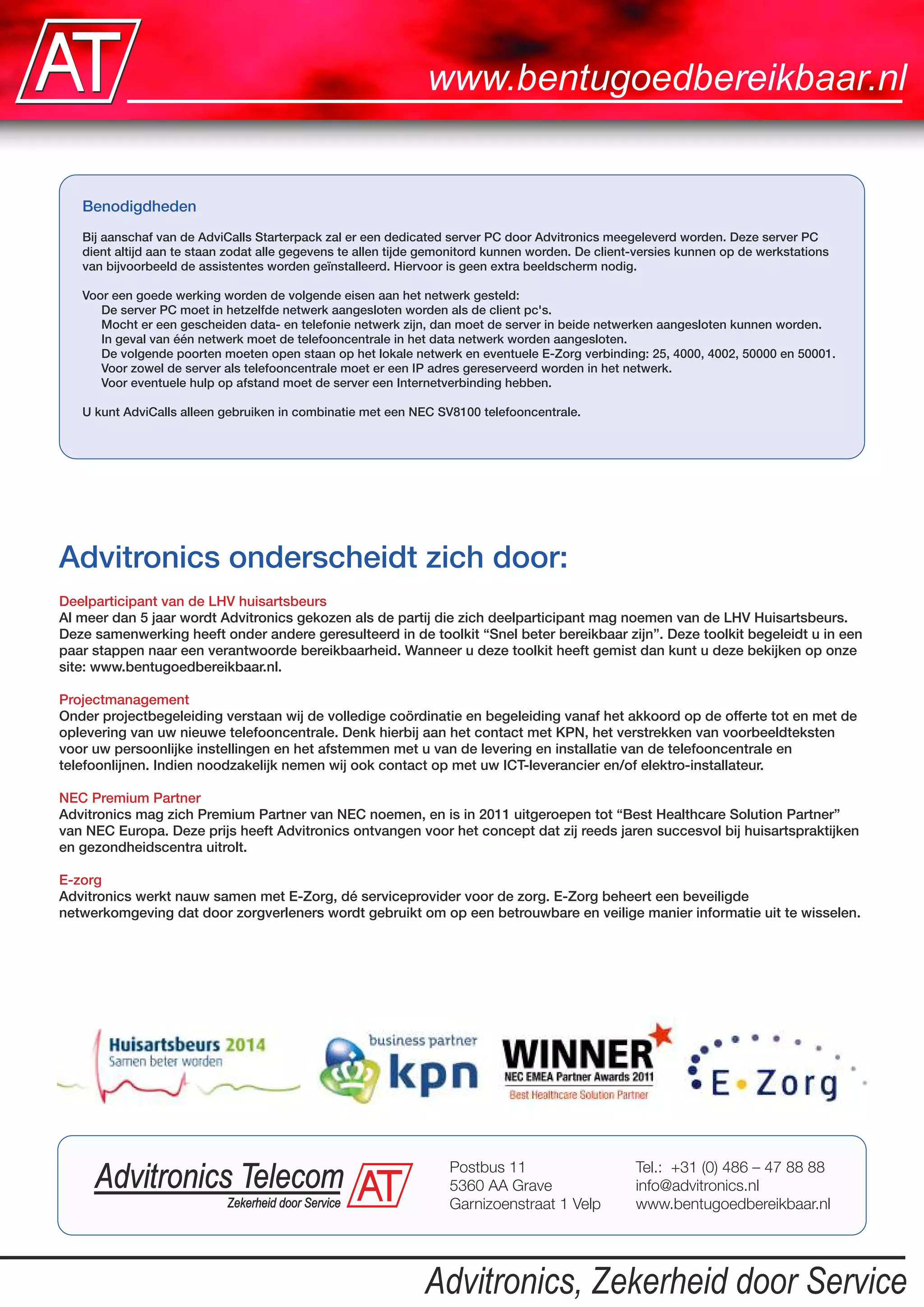 AdviCalls Folder | PDF