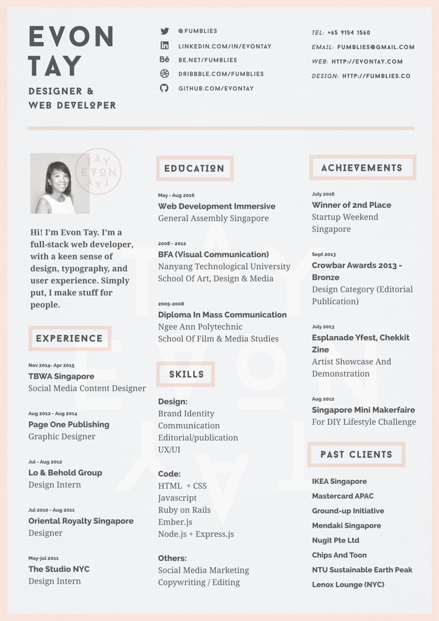 evontay_cv2016 | PDF