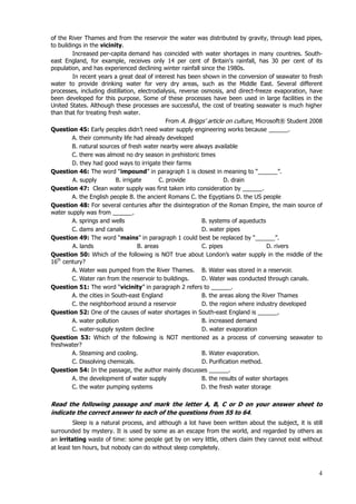 Vietnamese National Exam Mock Test | PDF