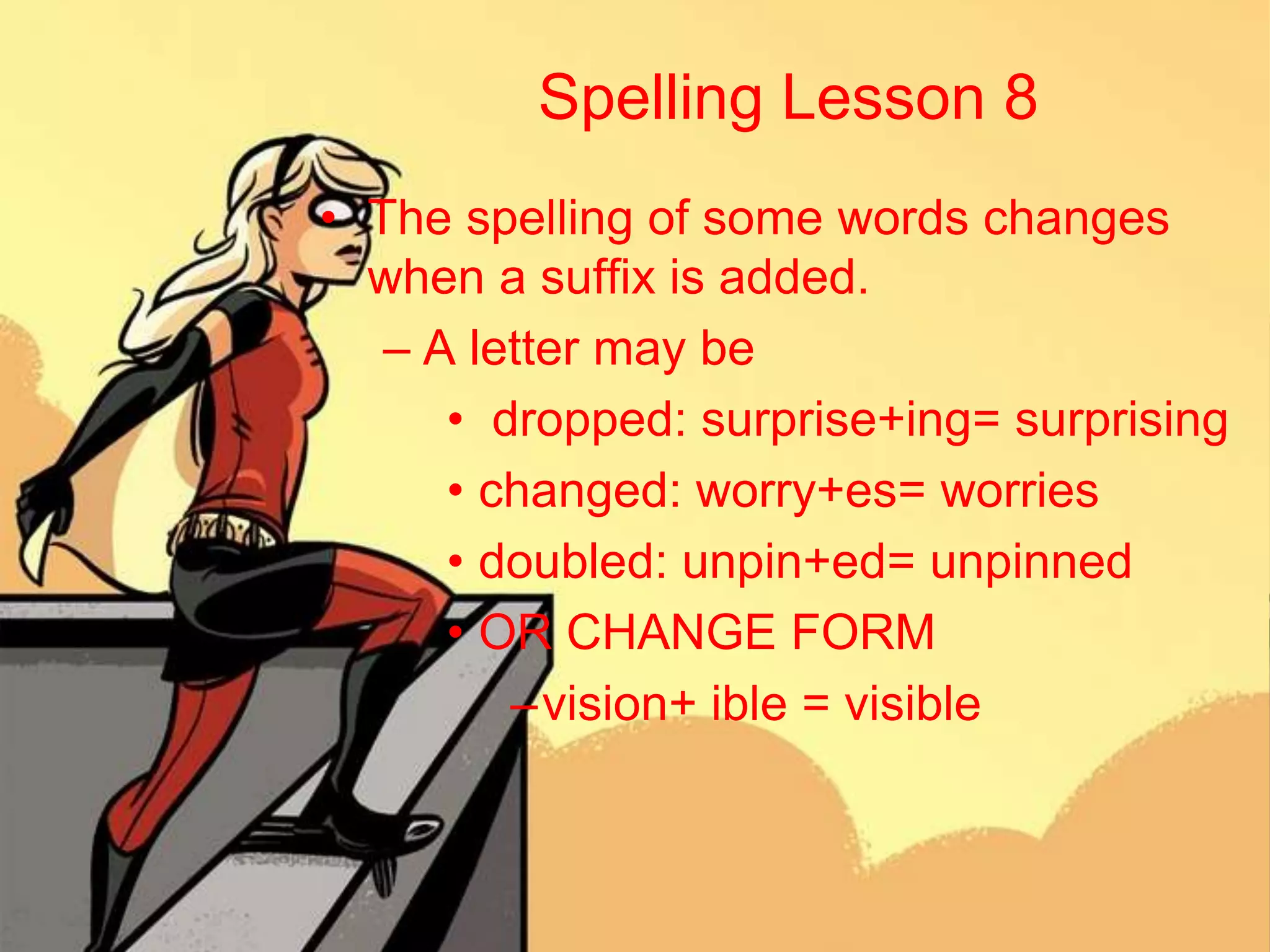 8 def spelling lesson 8 | PPTX
