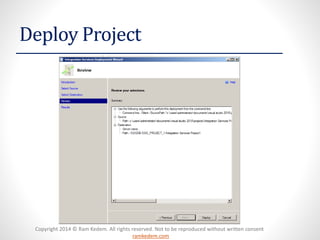 Deploy SSIS | PPT