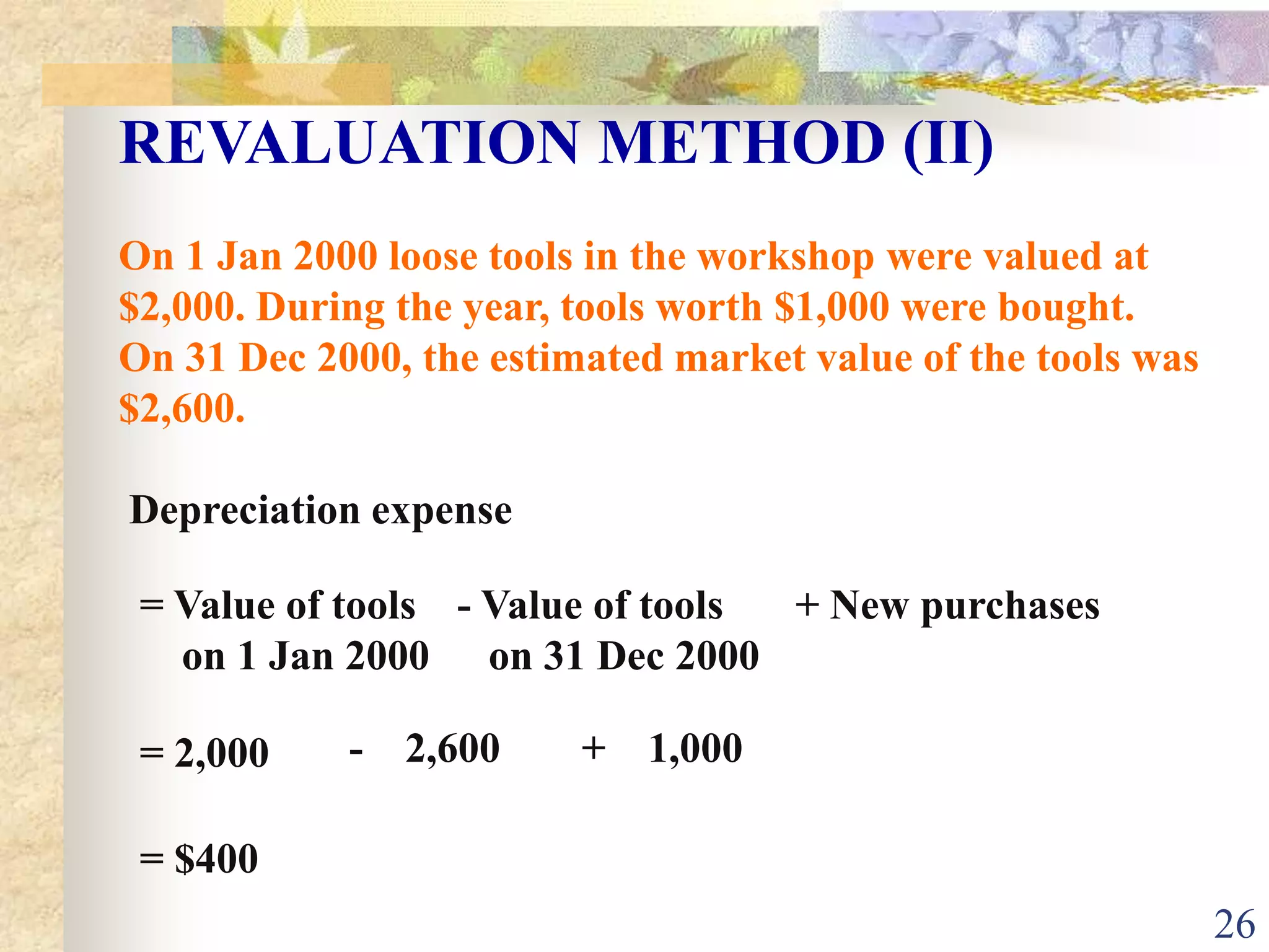8 depreciation | PPTX