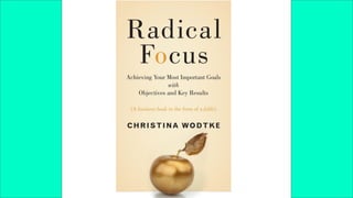 Radical focus explained - boost your team agility | PPT