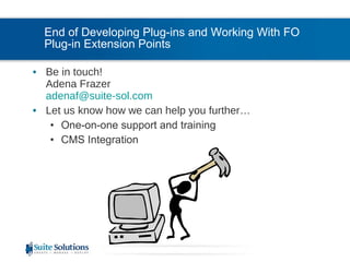 Developing Plugins | PPT | Desktop Publishing | Computer Software and ...