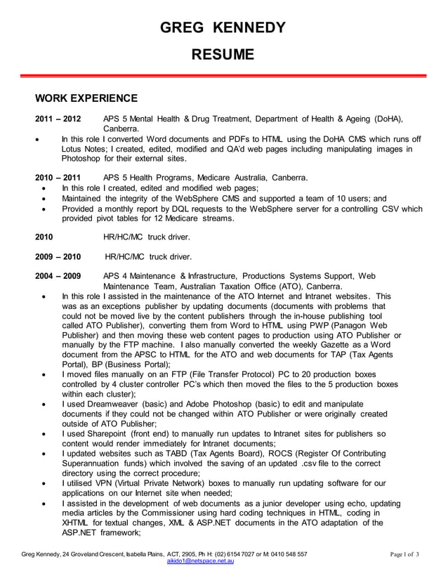Greg_Kennedy_resume2015 | PDF