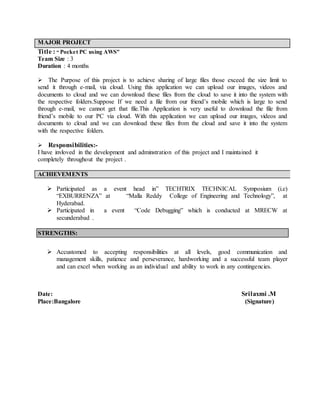 laxmi resume | DOCX