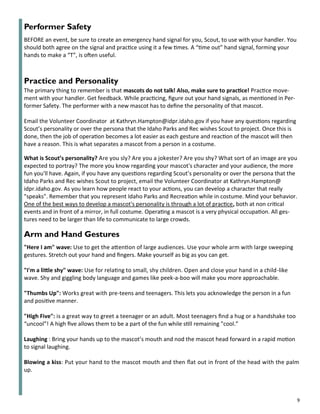 511 Service Learning Mascot Handbook-2 | PDF