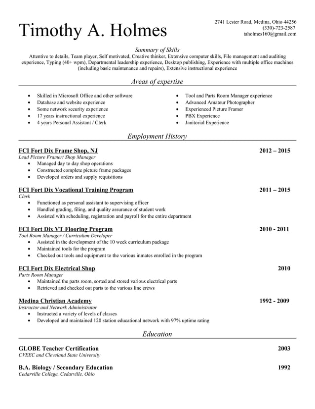 General Resume | PDF
