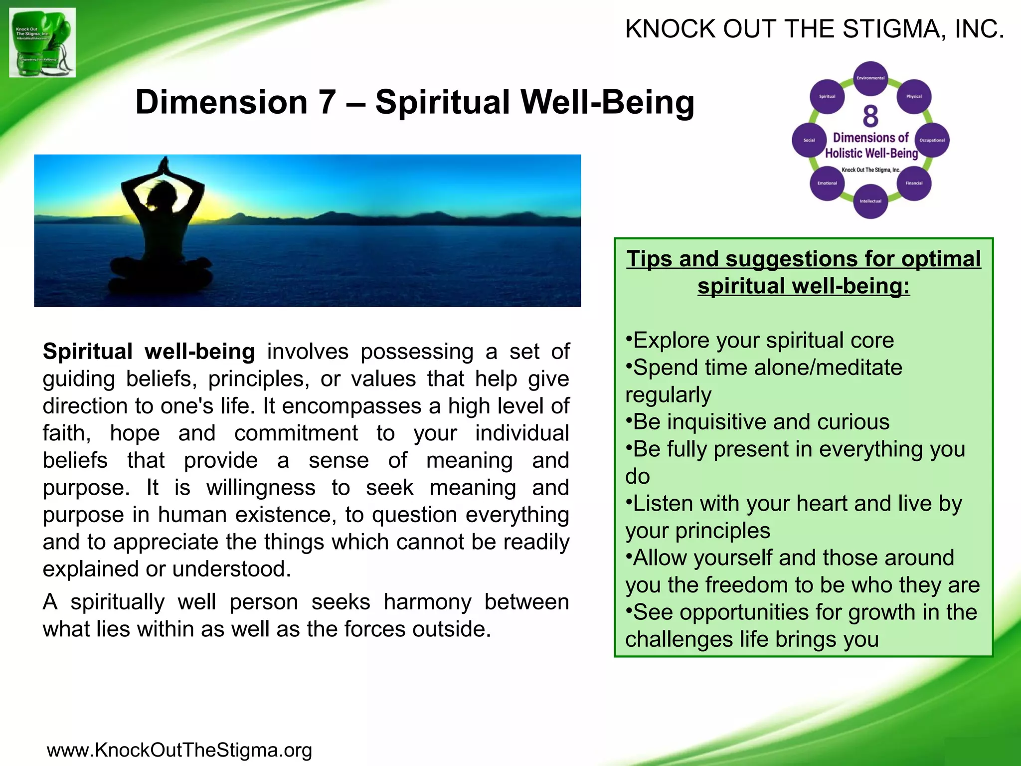 8 Dimensions of Holistic Well-being | PPT | Holistic Health ...