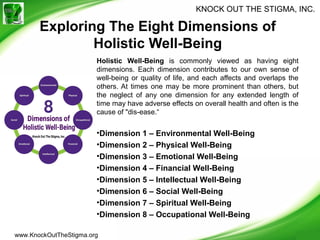 8 Dimensions of Holistic Well-being | PPT