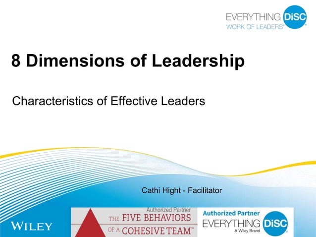 8 Dimensions of Leadership | PPTX | Business | Business and Finance