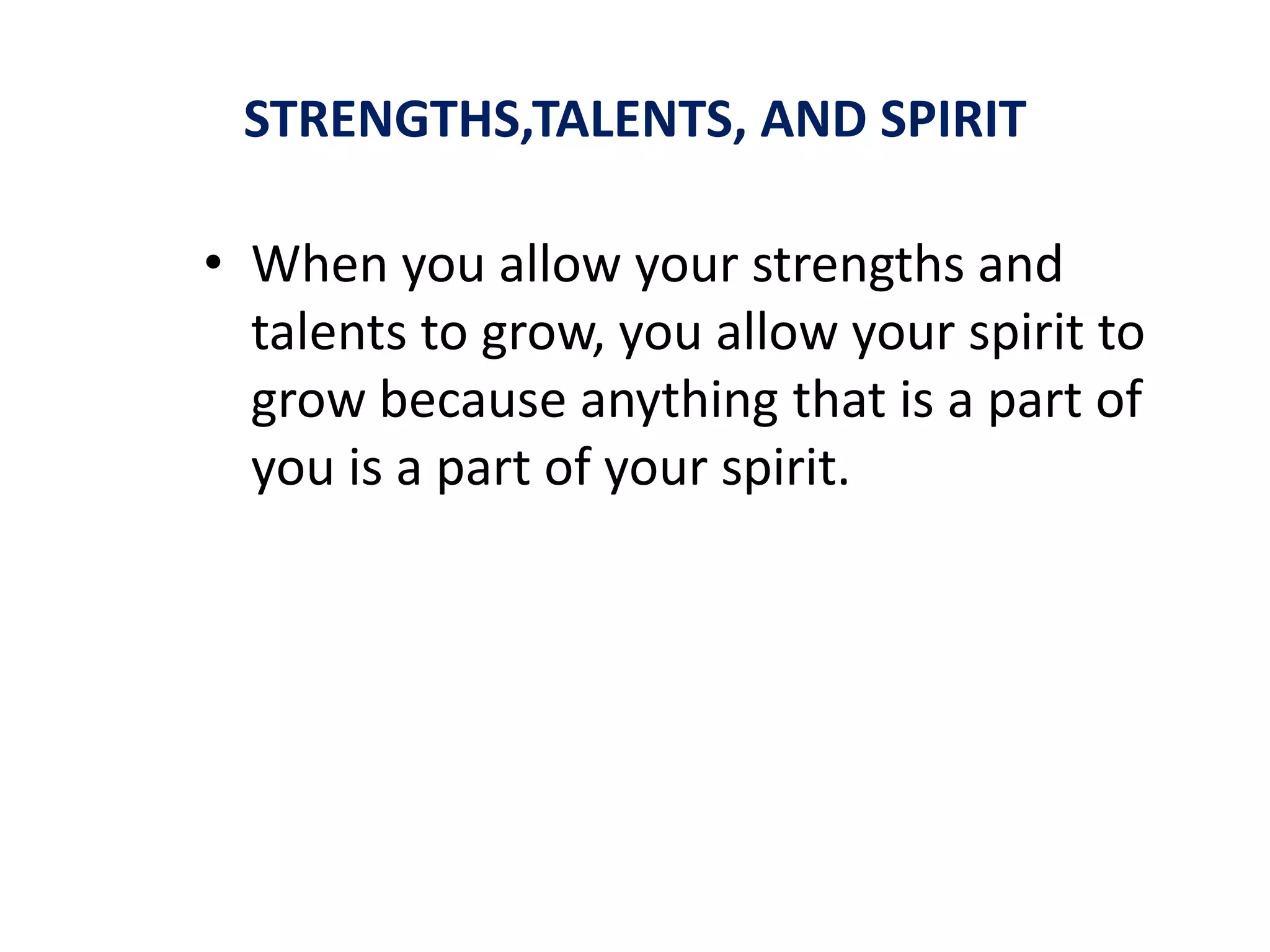 8, discover and grow your strengths and talents | PPTX