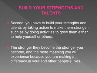 Discover and grow your strengths and talents | PPTX
