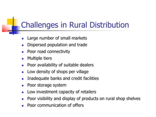 8 distribution in rural mkts.ppt Rural Marketing | PPT