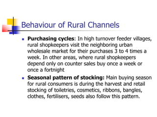 8 distribution in rural mkts.ppt Rural Marketing | PPT