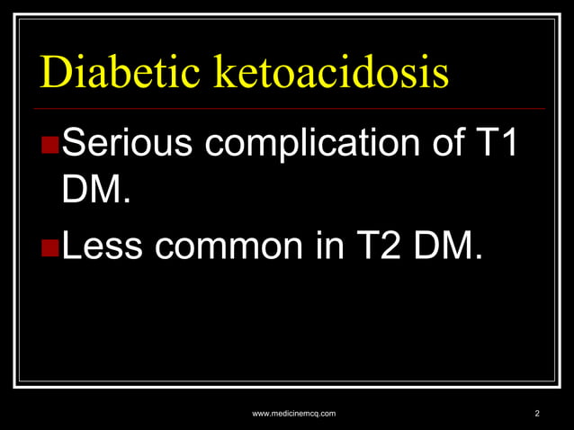 Diabetic Ketoacidosis | PPT