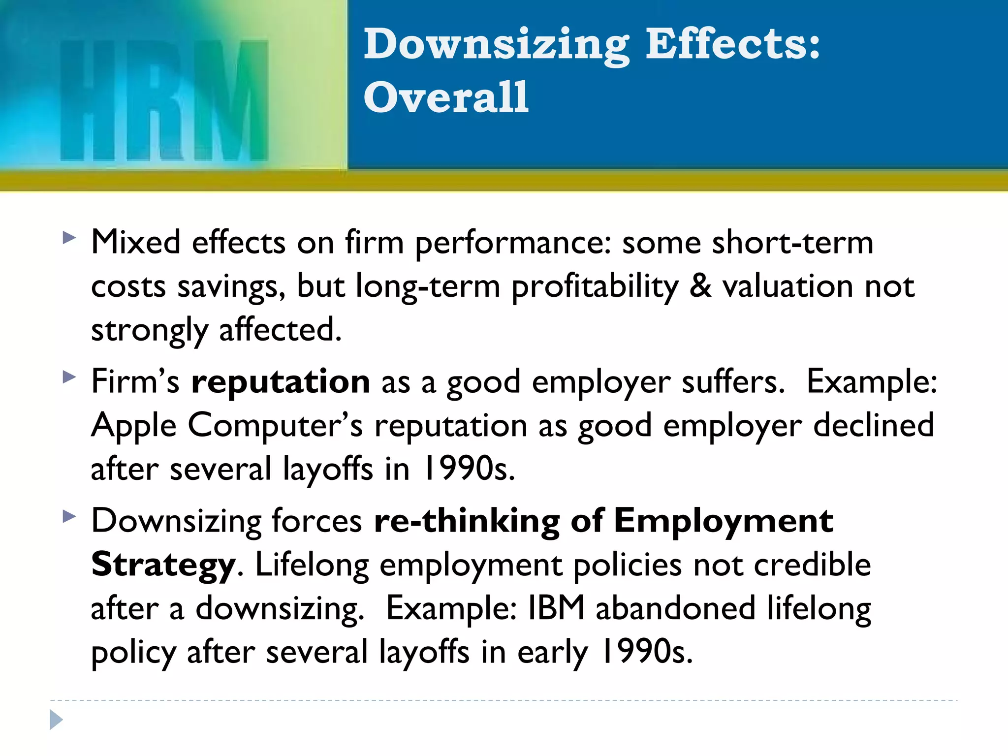 downsizing and restructuring | PPT