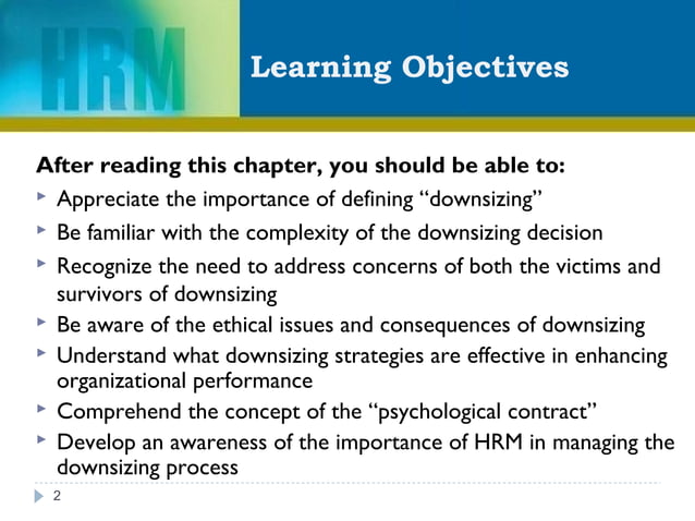 downsizing and restructuring | PPT