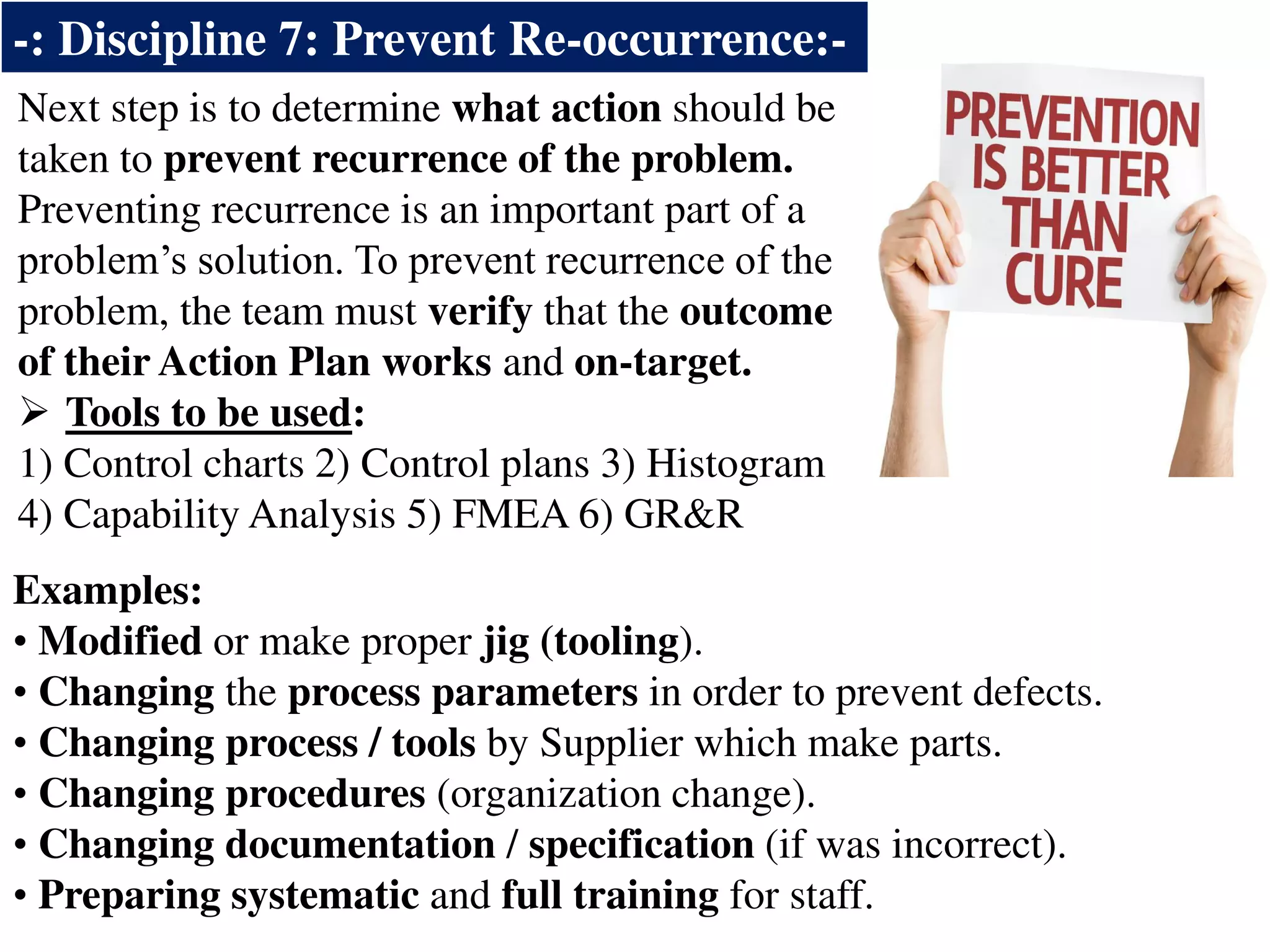 8D analysis presentation | PDF