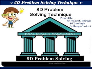 8D analysis presentation | PDF