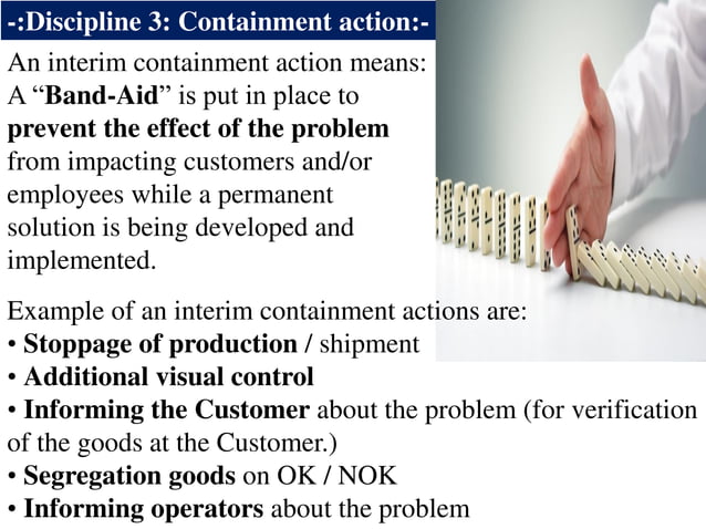 8D analysis presentation | PDF | Computer Software and Applications ...
