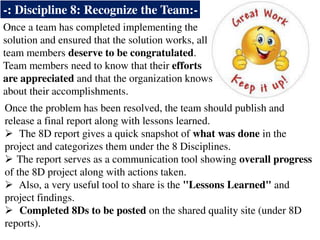 8D analysis presentation | PDF