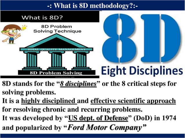 8D analysis presentation | PDF | Computer Software and Applications ...