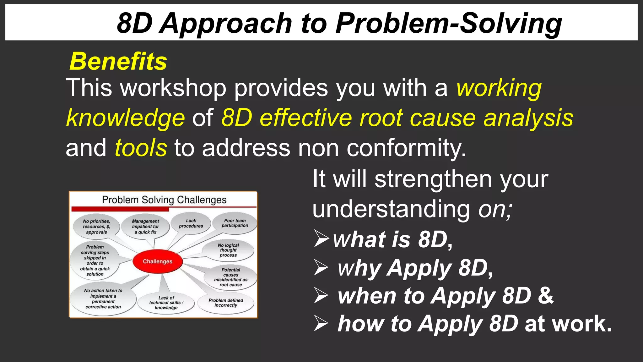 8D Problem Solving Approach | PPT | Business Administration | Business