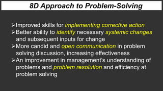 8D Problem Solving Approach | PPT