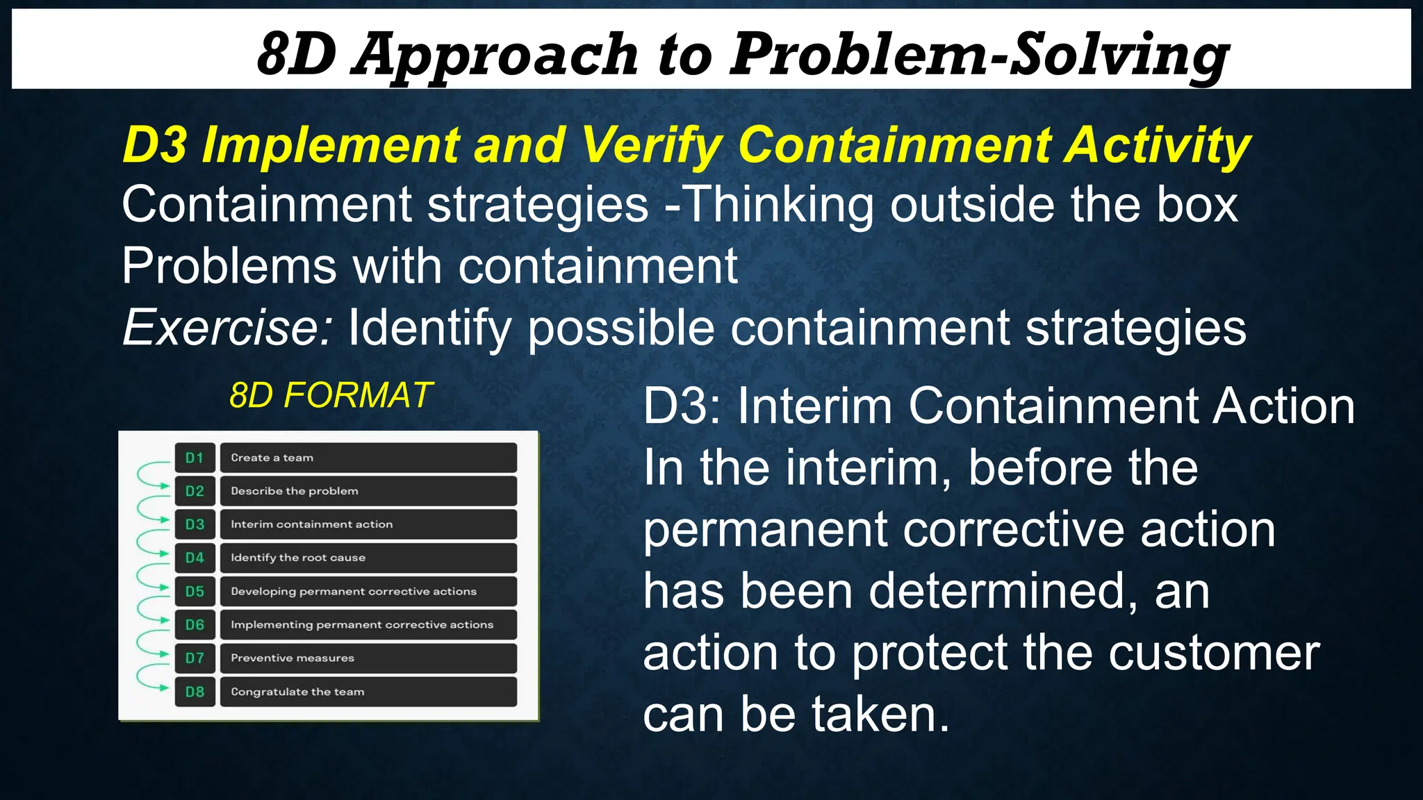 8d problem solving Tool for manufacturing.ppt