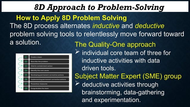8d problem solving Tool for manufacturing.ppt